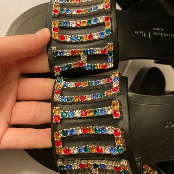 Dior | Shoes | Dior Diamonds Logo Sandal | Poshmark